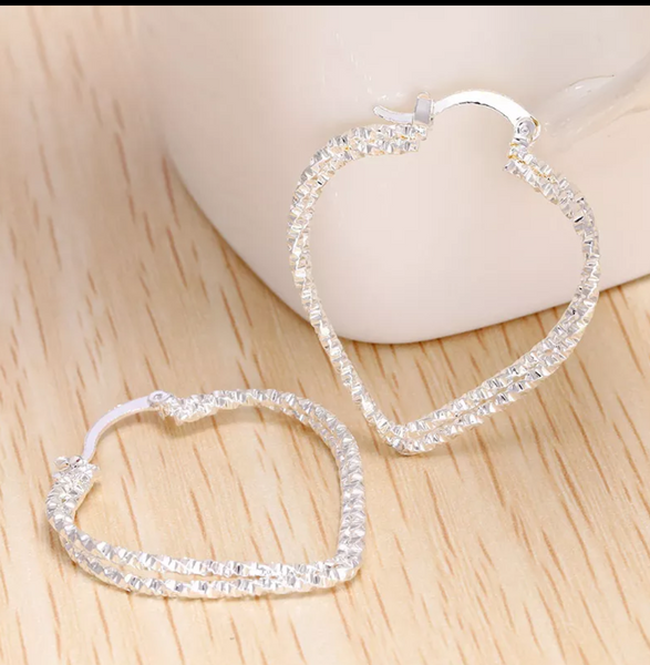 silver loops – Dazzy Bling